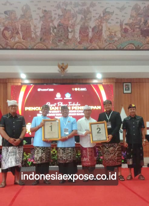Penetapan Nomor Urut Paslon Pilbup Badung 2024 : Suyadinata 1, Adi Cipta 2 – Indonesia Expose