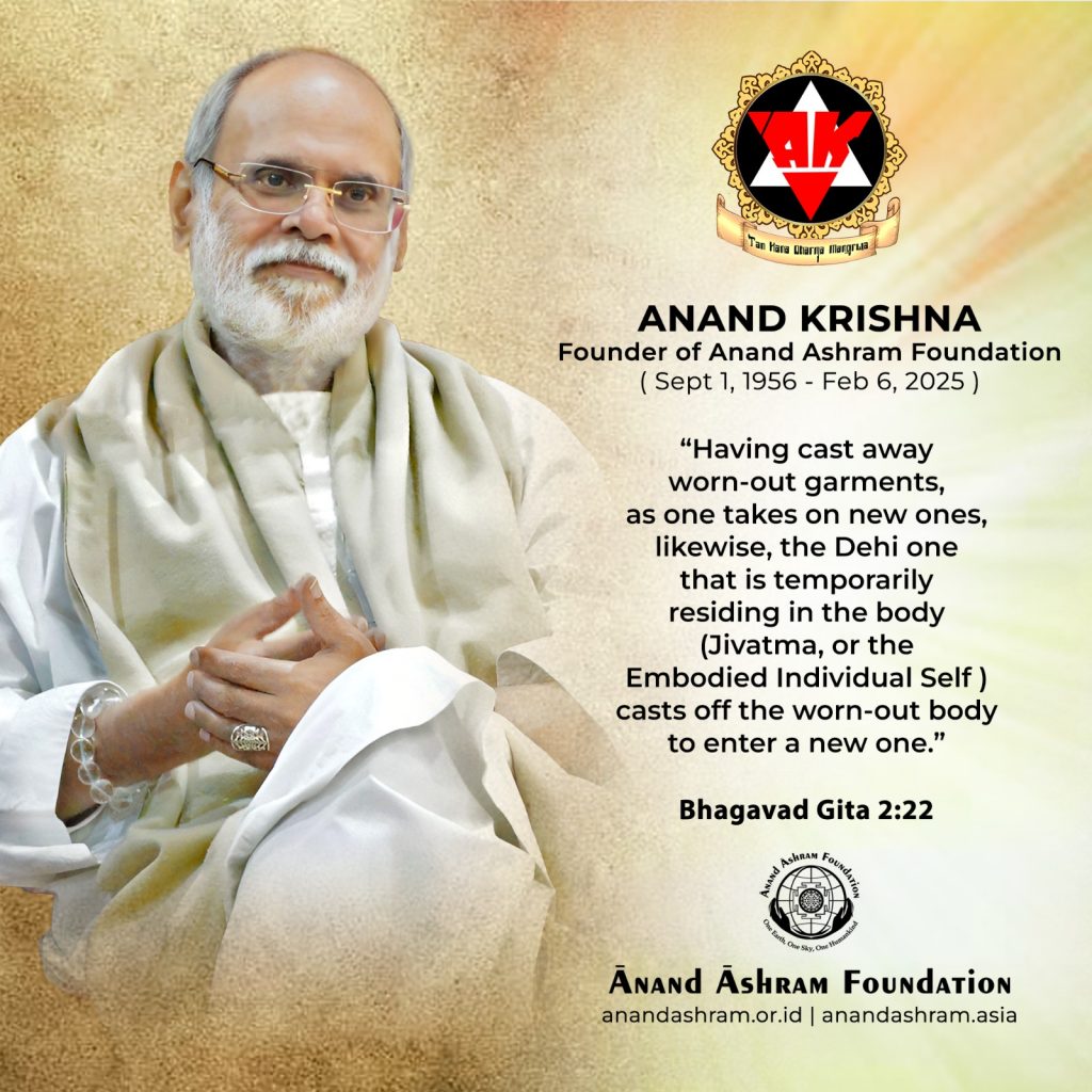 Swami Anand Krishna Sang Pemandu Jiwa Mengakhiri Persinggahan Di Bumi ...
